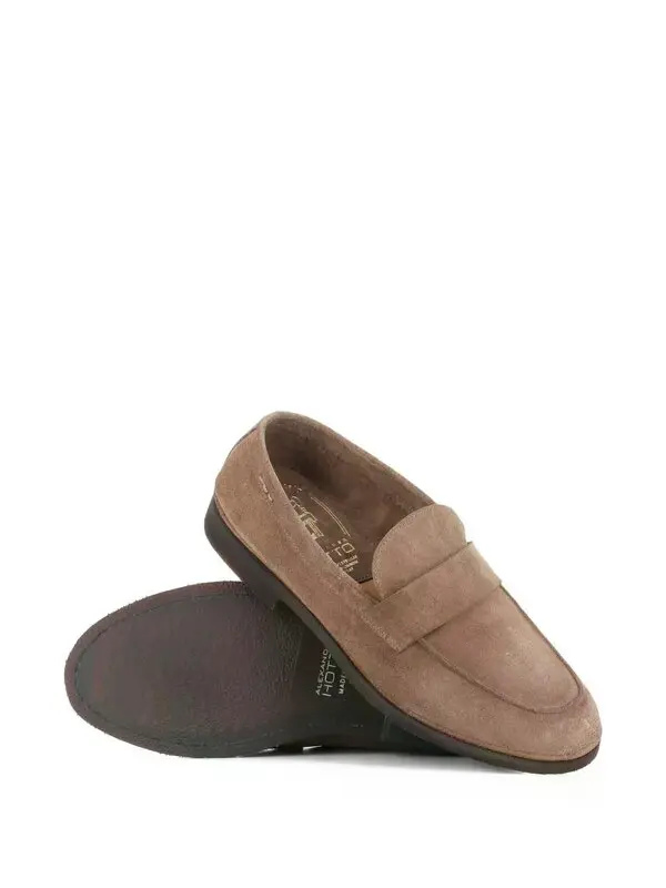 ALEXANDER HOTTO Strap Suede Loafers