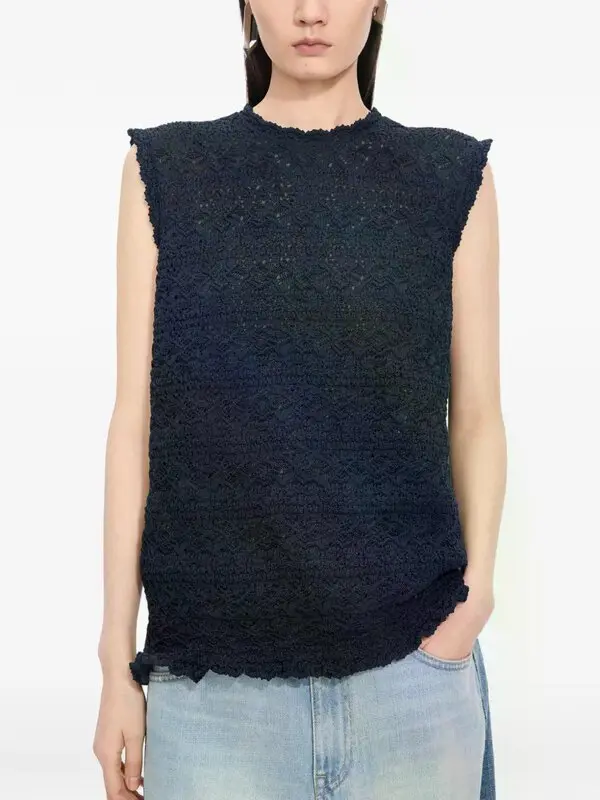 JNBY Jacquard Vest - Blue
