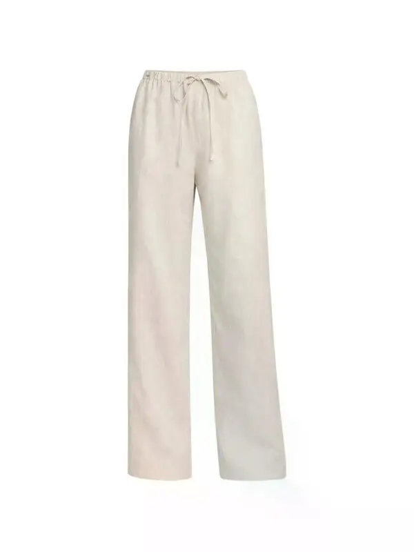 REFORMATION Olina Drawstring Trousers - Neutrals