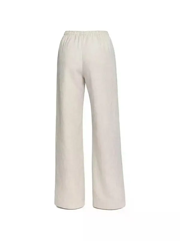 REFORMATION Olina Drawstring Trousers - Neutrals