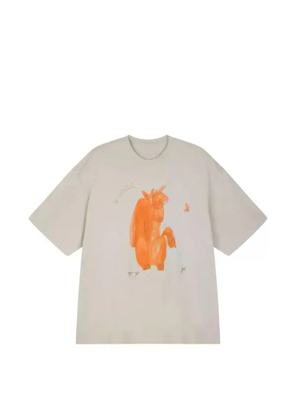 JNBY Pony-print T-shirt - Neutrals