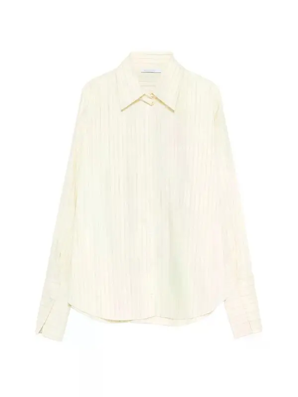 Patrizia Pepe Striped Shirt - Yellow