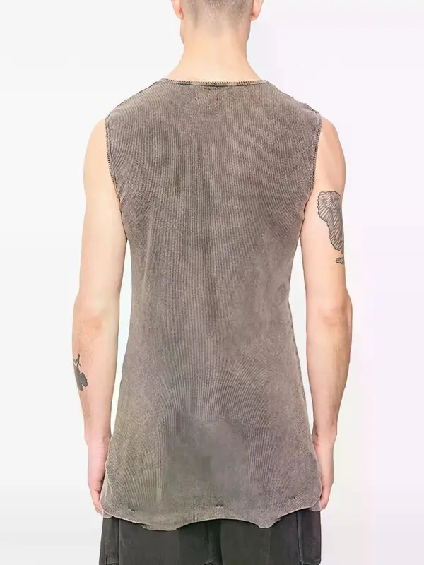 MD75 Knitted Sleeveless T-shirt