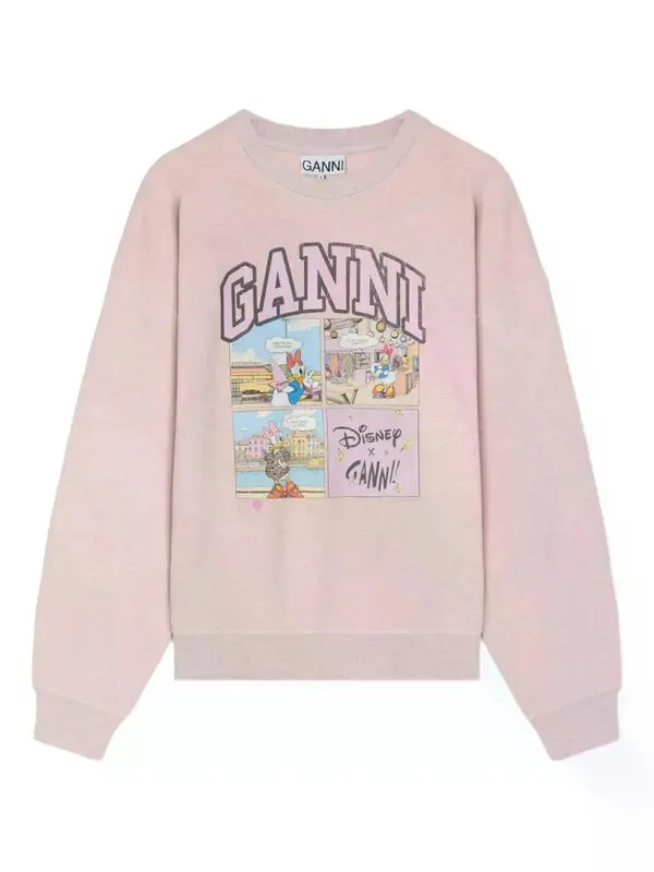 GANNI X Disney Comic-print Sweatshirt
