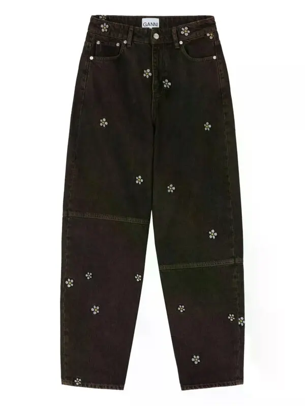 GANNI Stary Daisy Duck Jeans