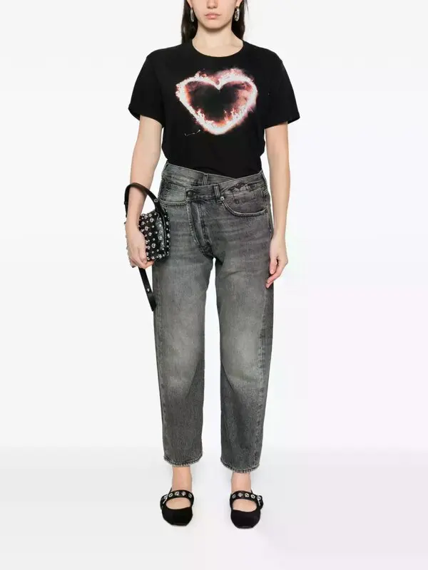 R13 Flaming Heart T-shirt