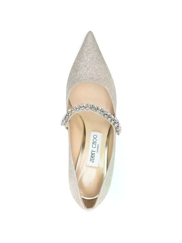 JIMMY CHOO Bing Glitter-effect Pumps