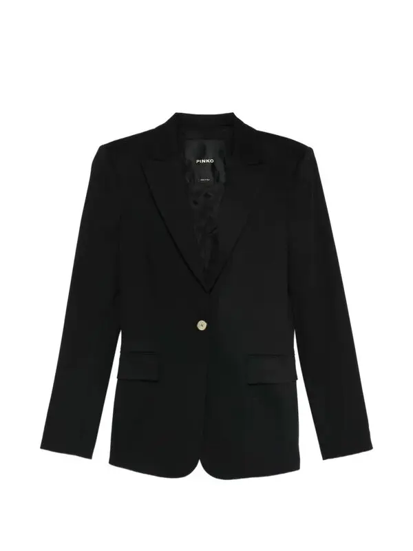 Pinko Single-breasted Blazer - Black