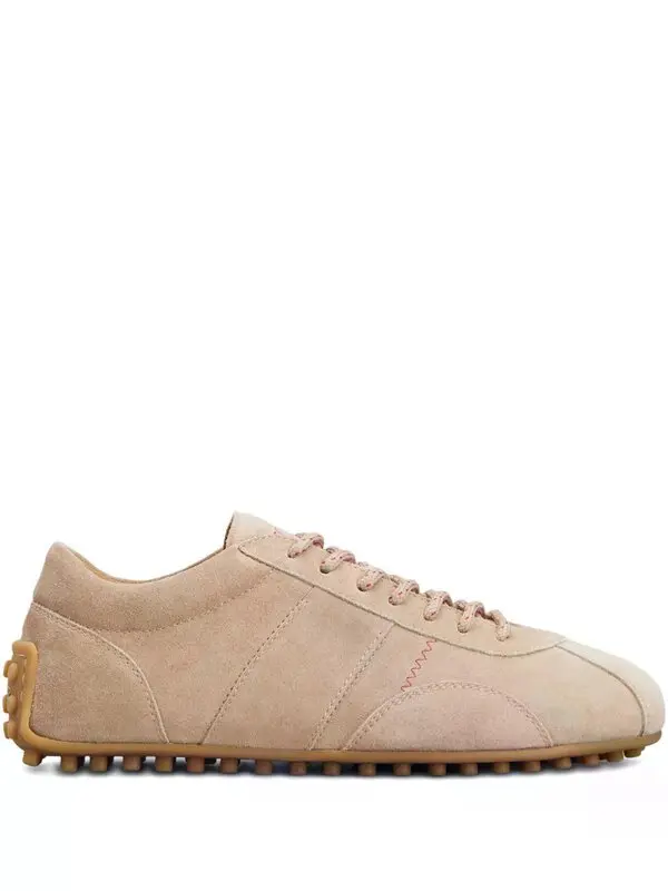 TOD'S Logo-detail Lace-up Sneakers - Neutrals