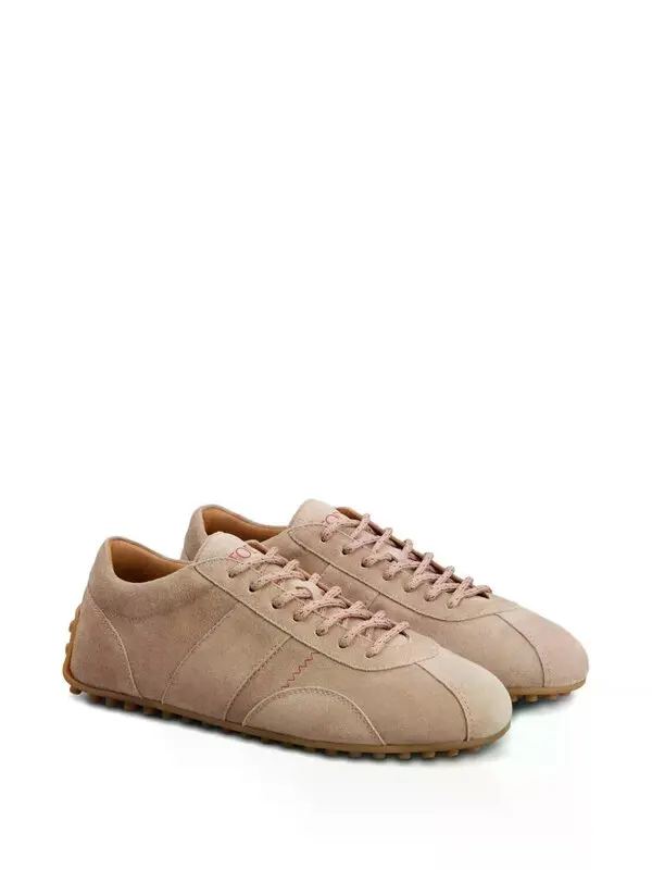 TOD'S Logo-detail Lace-up Sneakers - Neutrals