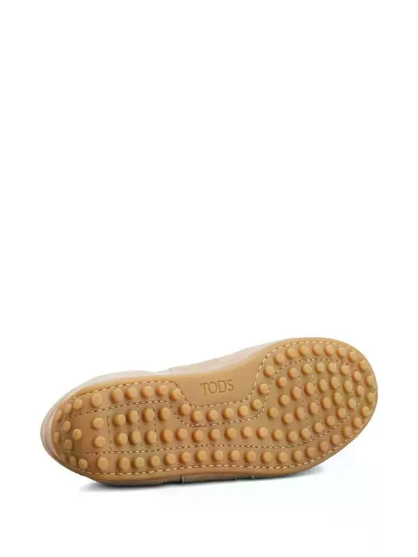 TOD'S Logo-detail Lace-up Sneakers - Neutrals
