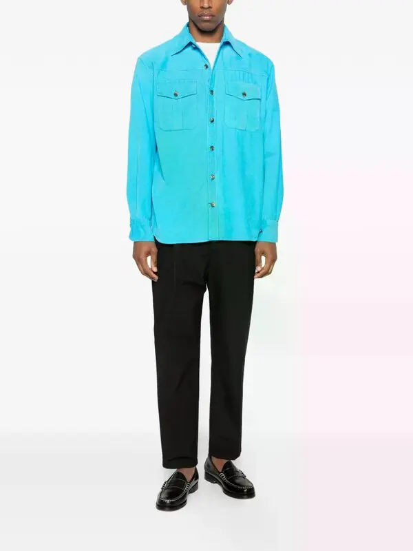 Isaia Flap-pocket Shirt