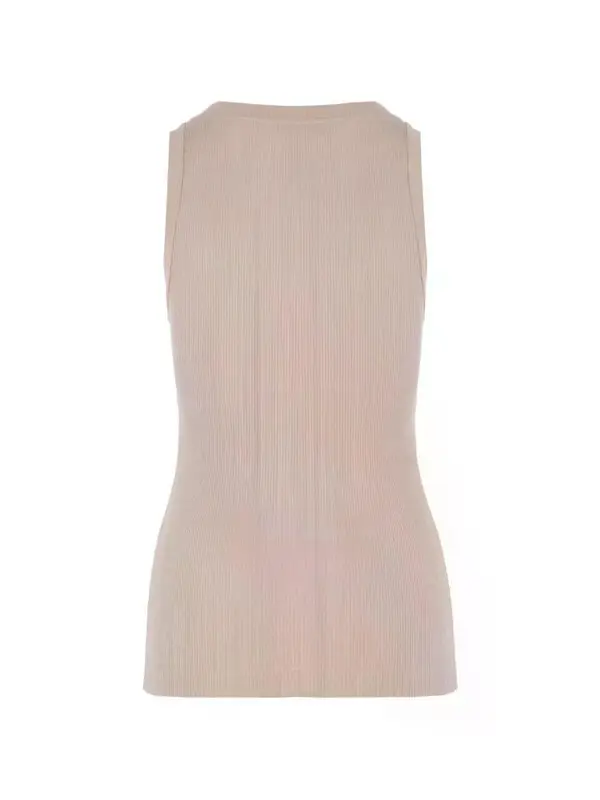 Brunello Cucinelli Monili-embellished Fine-ribbed Tank Top - Neutrals