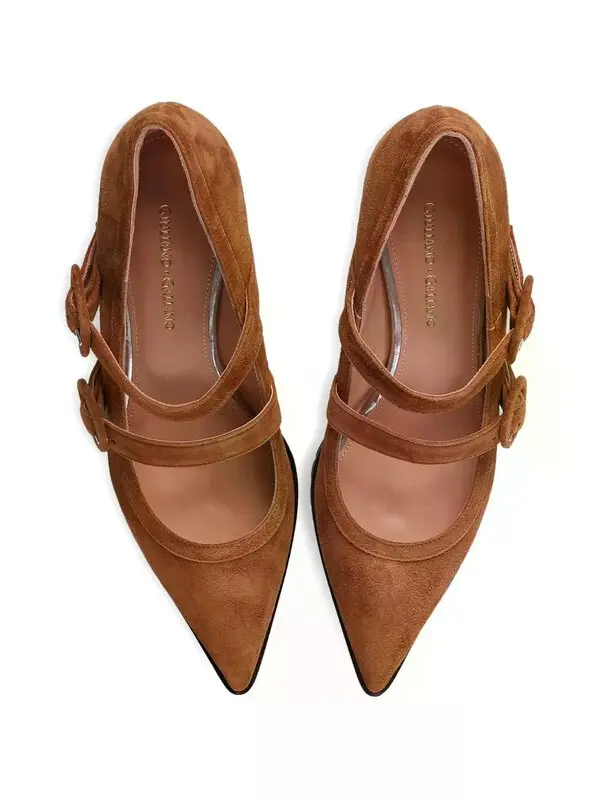 GIULIANO GALIANO Geluci Suede Pumps - Brown