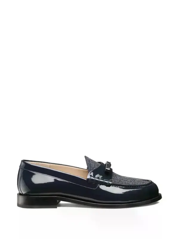STUART WEITZMAN Lottie Bow Round-toe Loafers