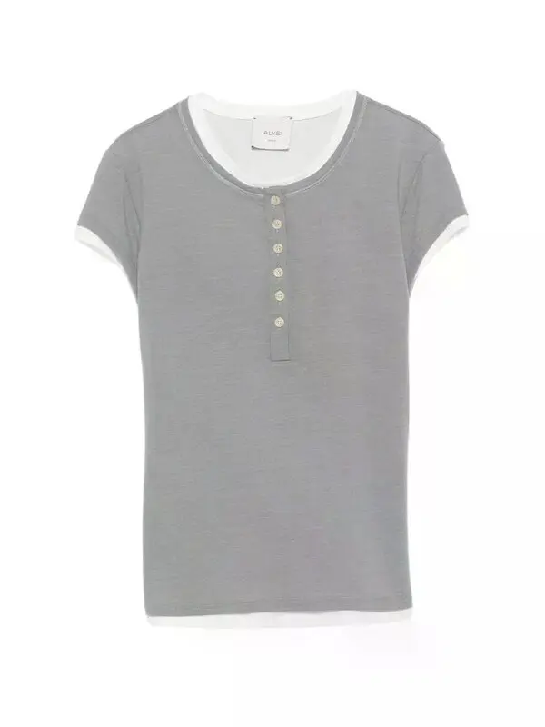 ALYSI Buttoned T-shirt