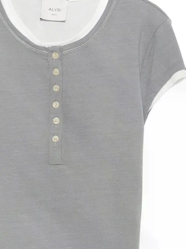 ALYSI Buttoned T-shirt