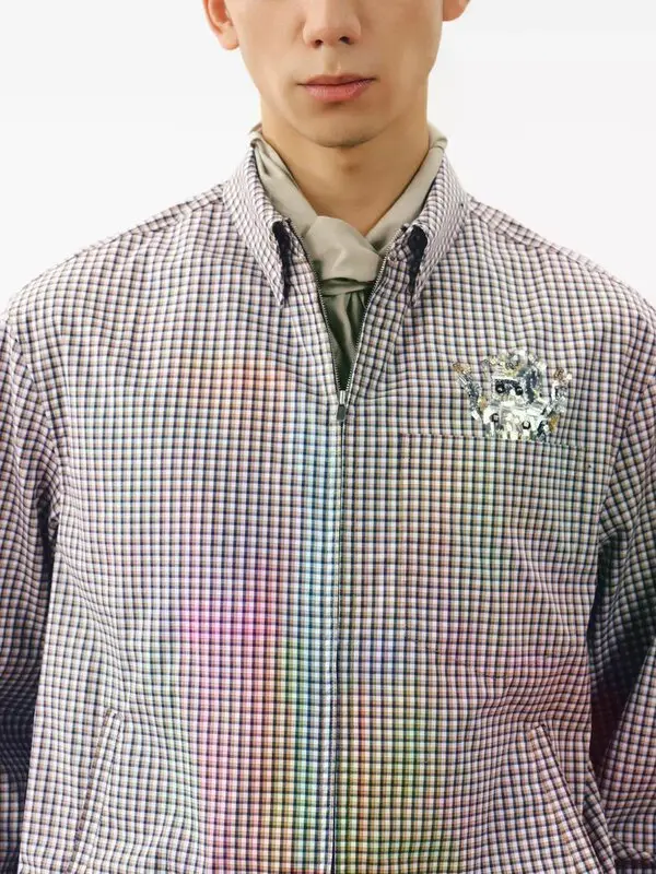 CROQUIS Check-print Shirt Jacket
