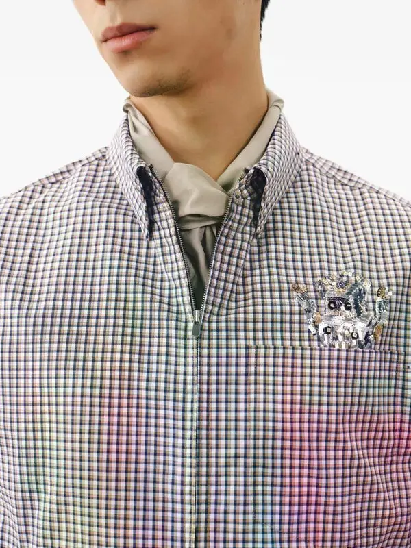 CROQUIS Check-print Shirt Jacket