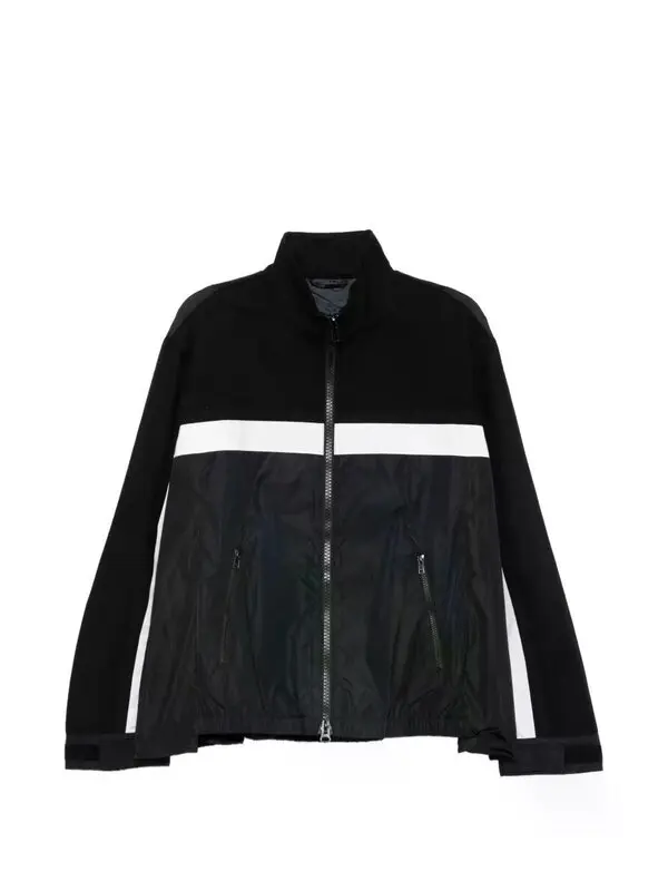 CROQUIS Striped Jacket - Black