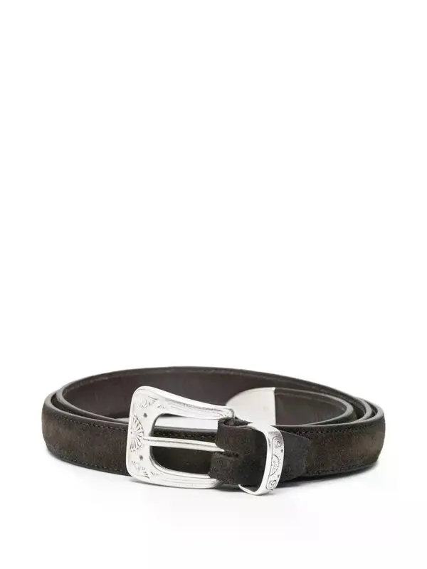 ERALDO Embellished Buckle Belt - Brown