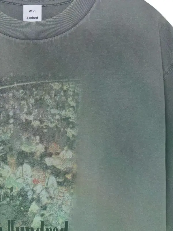 WON HUNDRED Houston Casino T-shirt - Grey
