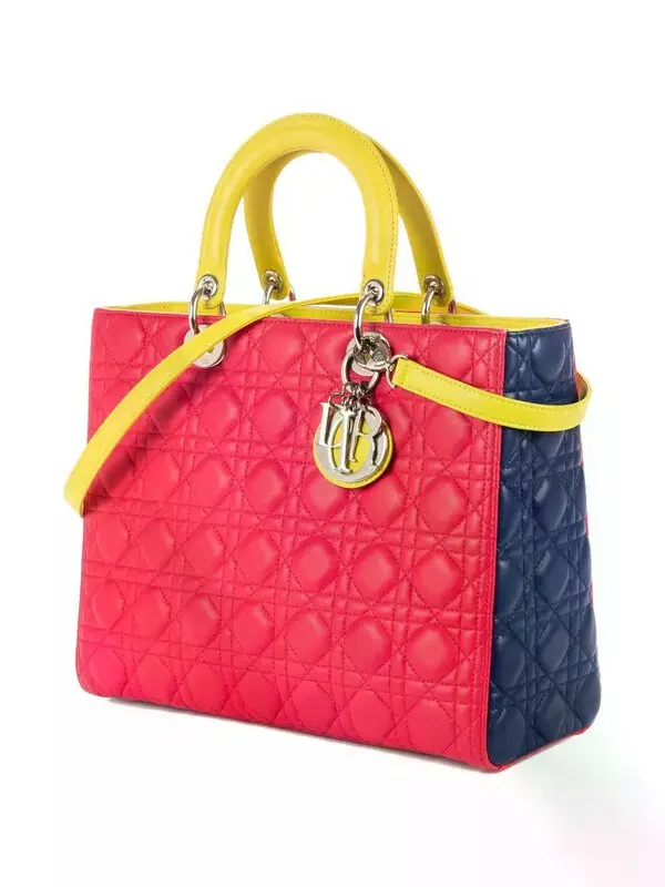 Dior Lady Quilted Tote Bag