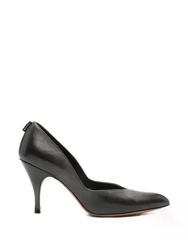 Miu Miu Leather Heeled Pumps