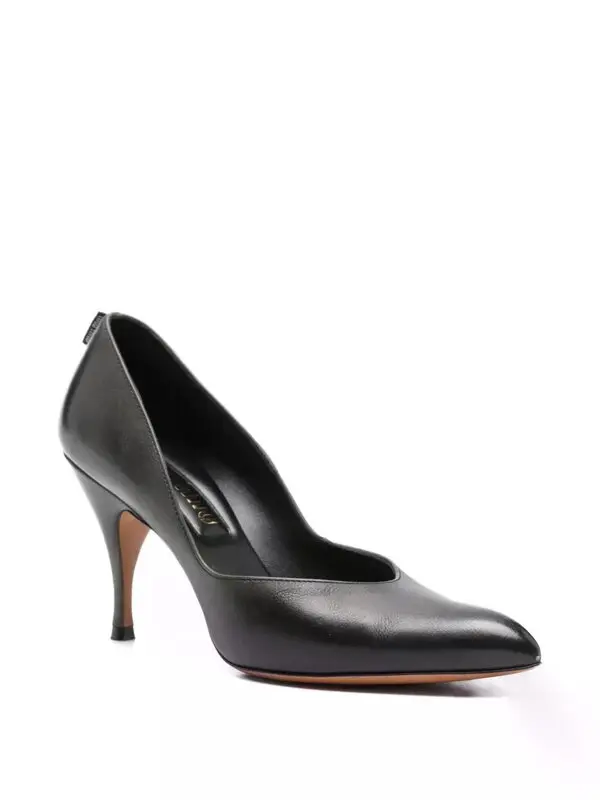 Miu Miu Leather Heeled Pumps