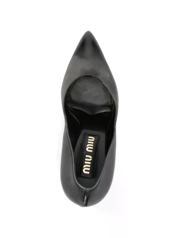 Miu Miu Leather Heeled Pumps