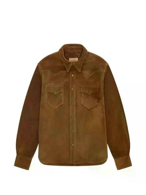 FORTELA Ranch Flap-pocket Leather Jacket