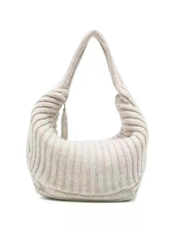 AYA MUSE Ribbed Zip Tote Bag