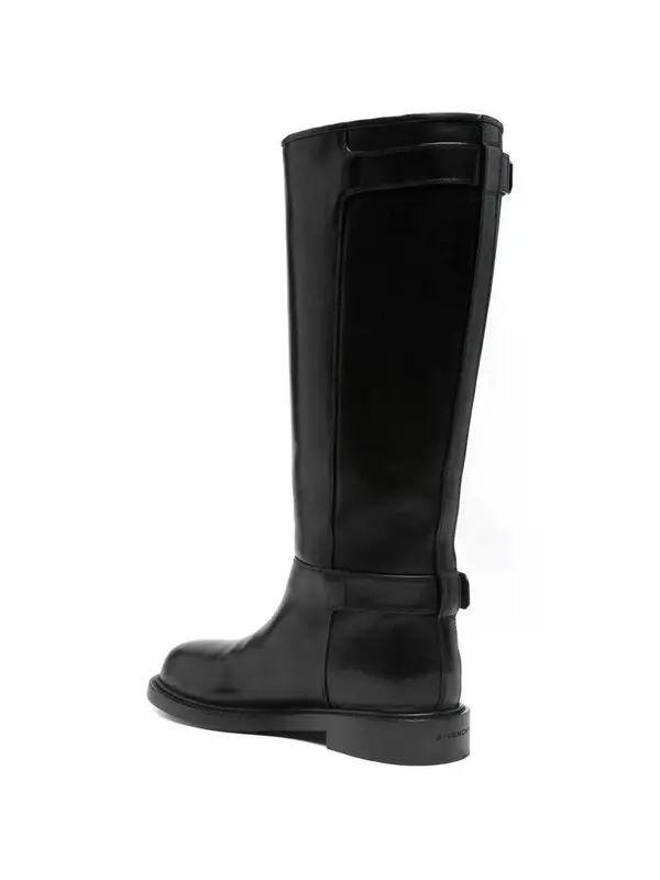 Givenchy Buckled Leather Boots