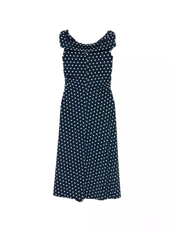 Michael Kors Polka-dot Midi Dress