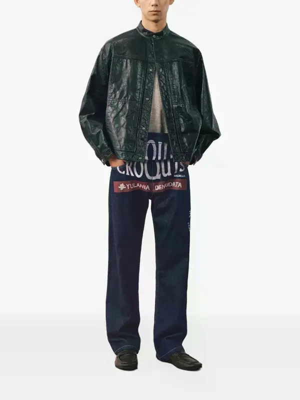 CROQUIS Logo-print Jeans