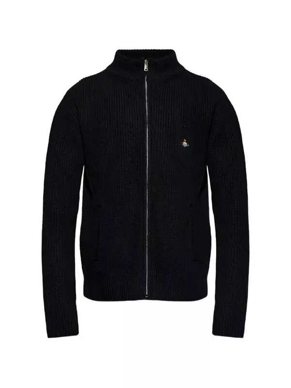 VIVIENNE WESTWOOD Fisherman Zip-up Sweater