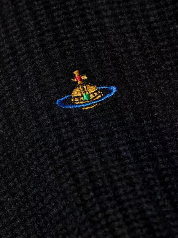VIVIENNE WESTWOOD Fisherman Zip-up Sweater