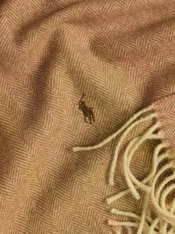 Polo Ralph Lauren Herringbone Logo Scarf