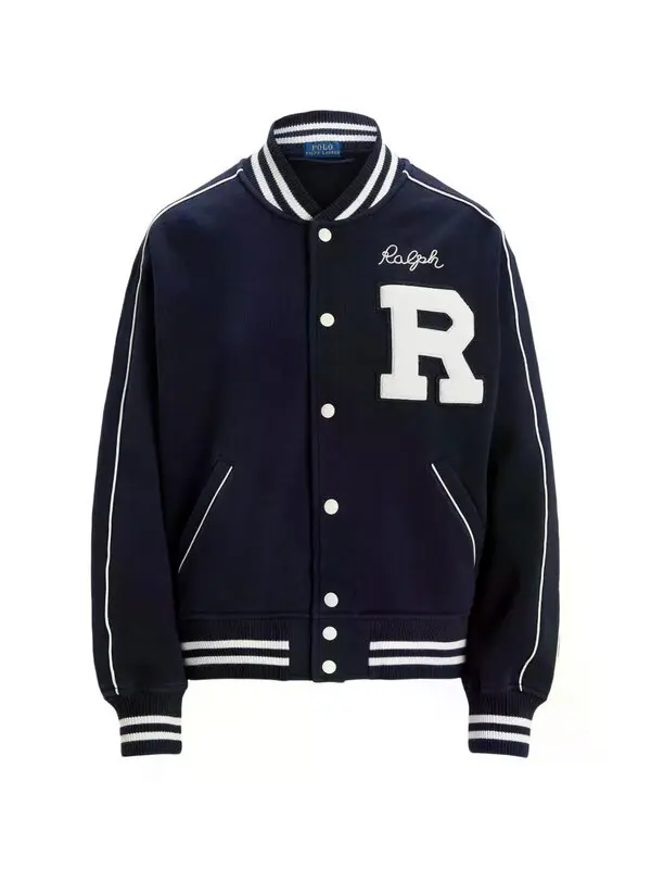 Polo Ralph Lauren Logo-appliqué Striped Jacket - Blue