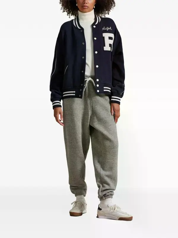Polo Ralph Lauren Logo-appliqué Striped Jacket - Blue