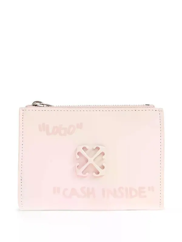 Off-White Jitney Quote Zip Wallet
