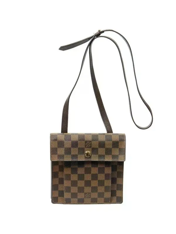 LOUIS VUITTON 2002 Pimlico Shoulder Bag Damier Ebène Canvas