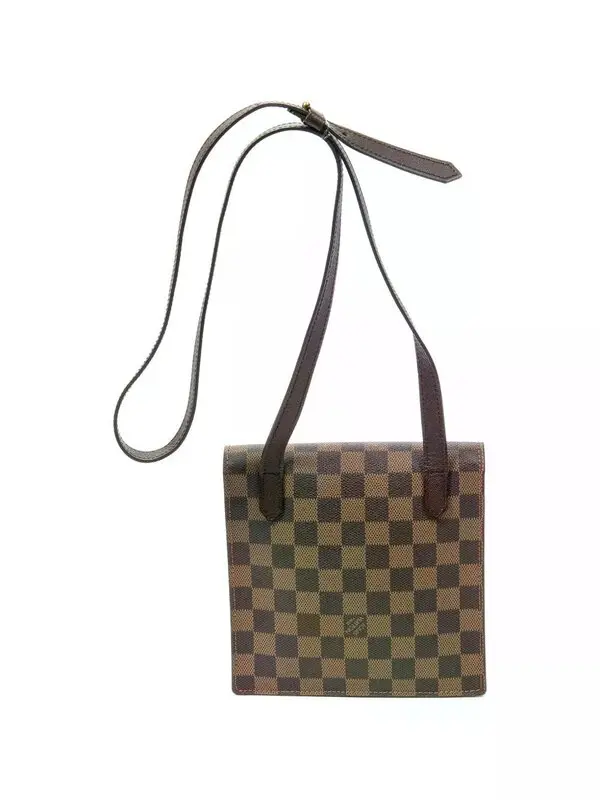 LOUIS VUITTON 2002 Pimlico Shoulder Bag Damier Ebène Canvas