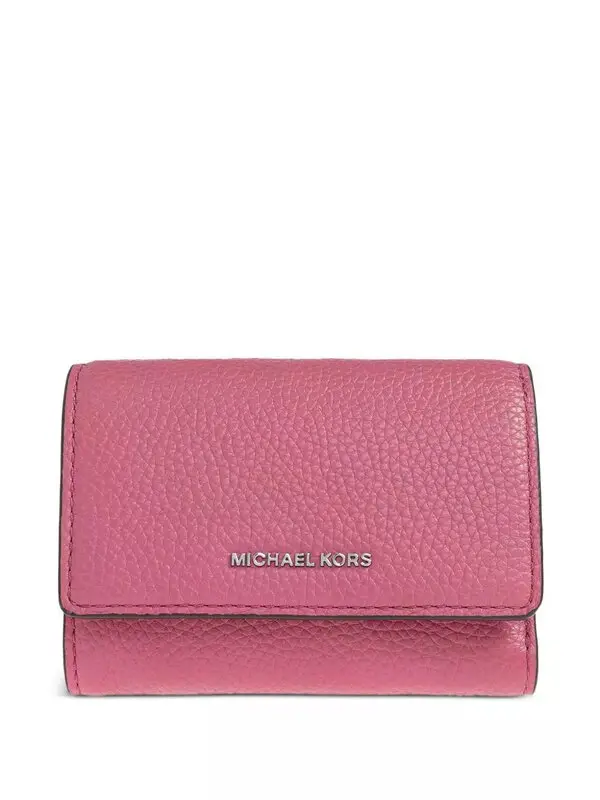 Michael Kors Medium Bryant Pebbled Wallet - Pink