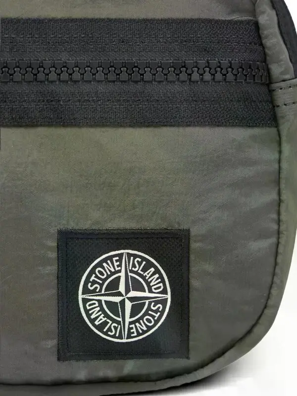 Stone Island Logo-patch Belt Bag - Green