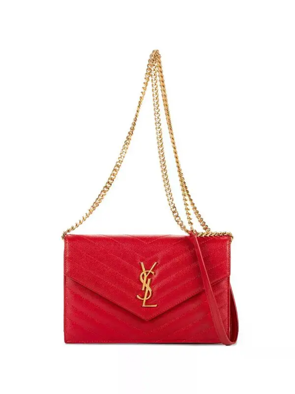 Saint Laurent Chain-strap Shoulder Bag - Red