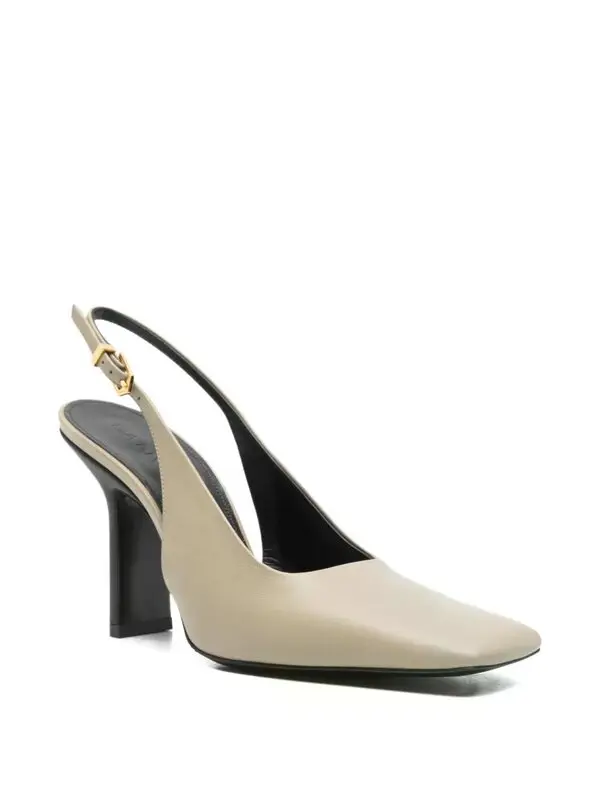 LANVIN Square-toe Slingback Pumps