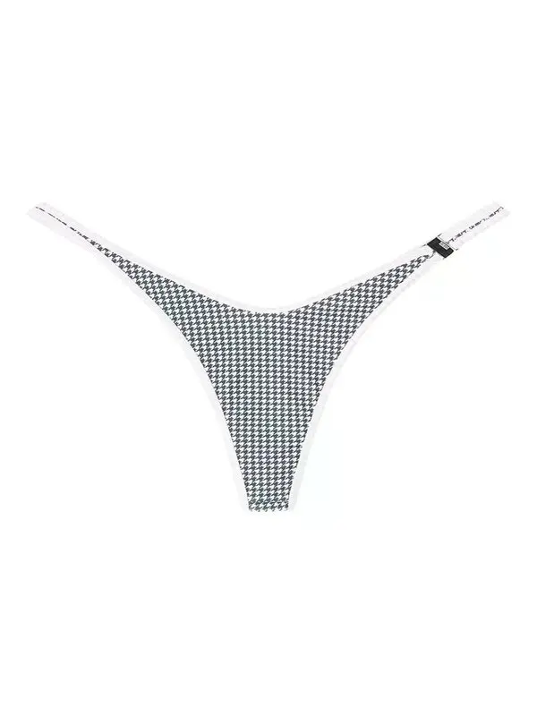 DIESEL® Houndstooth Bikini Bottom - White