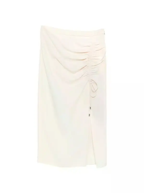 Patrizia Pepe Midi Skirt With Drawstring Detail