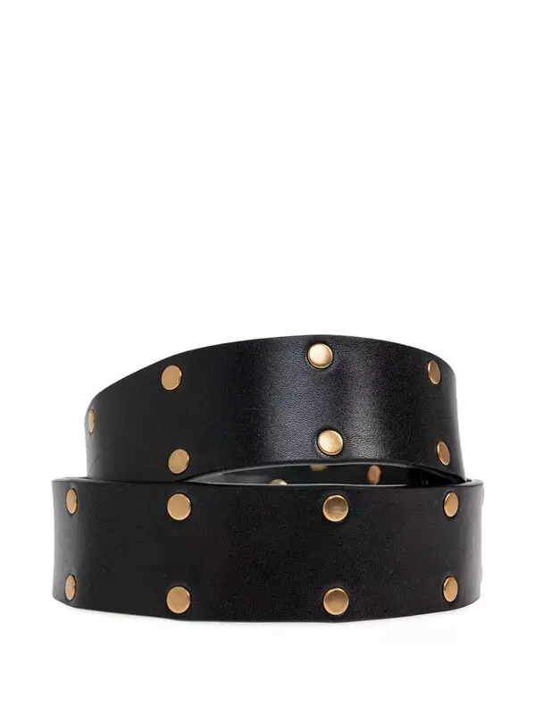 Loewe Studded Buckle Leather Belt